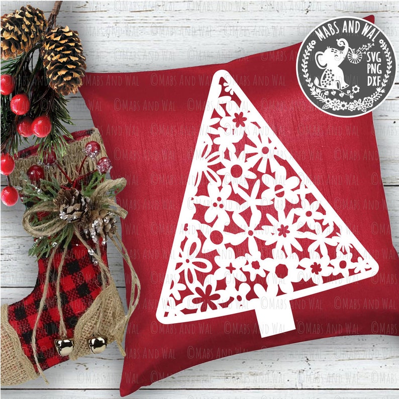 Christmas Tree Bundle 1 SVG PNG DXF Digital Cutting | Etsy