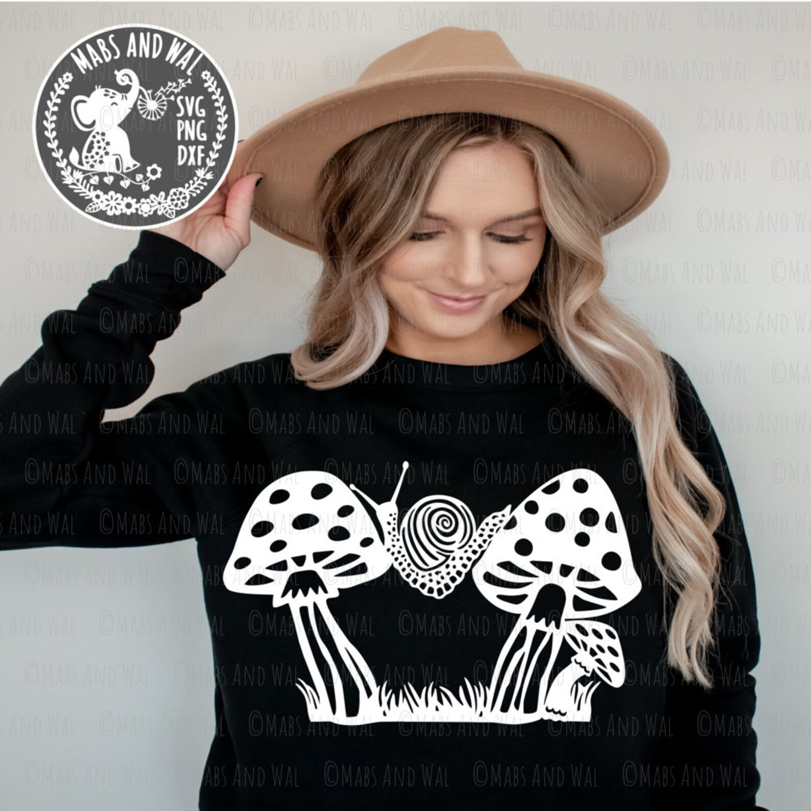 Snail Toadstools SVG PNG DXF Digital Cutting File/woodland - Etsy UK