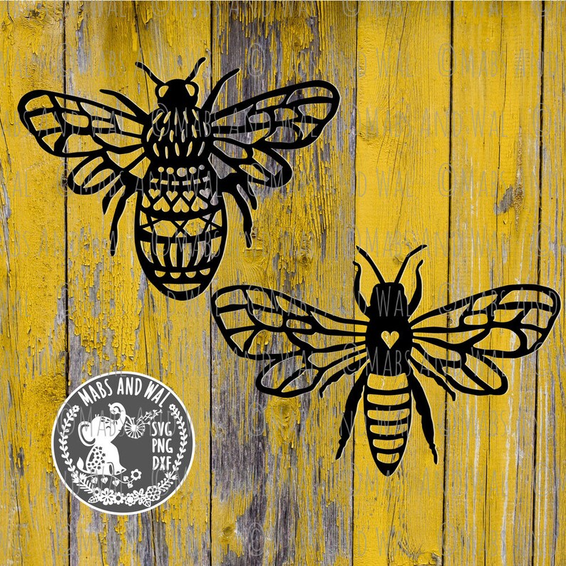 Bees SVG PNG DXF digital cutting file/queen bee svg/honey bee | Etsy