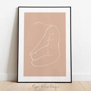 Set of 3 Female Form Art Prints Female Form Line Print Set - Etsy