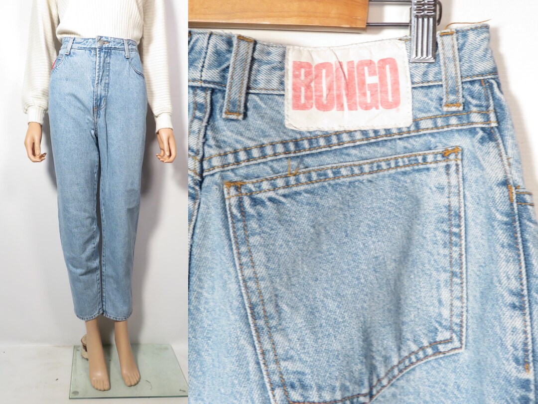 Vintage 90s Bongo Tapered Leg Jeans Made in USA Size 28 X 28 - Etsy