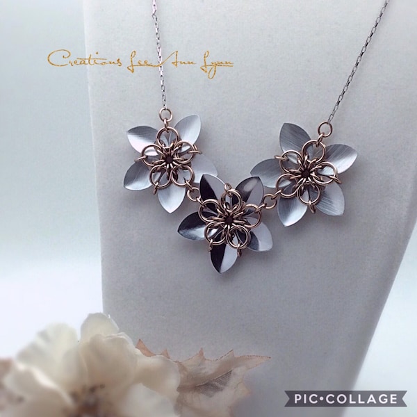 Chainmail Flower - Etsy