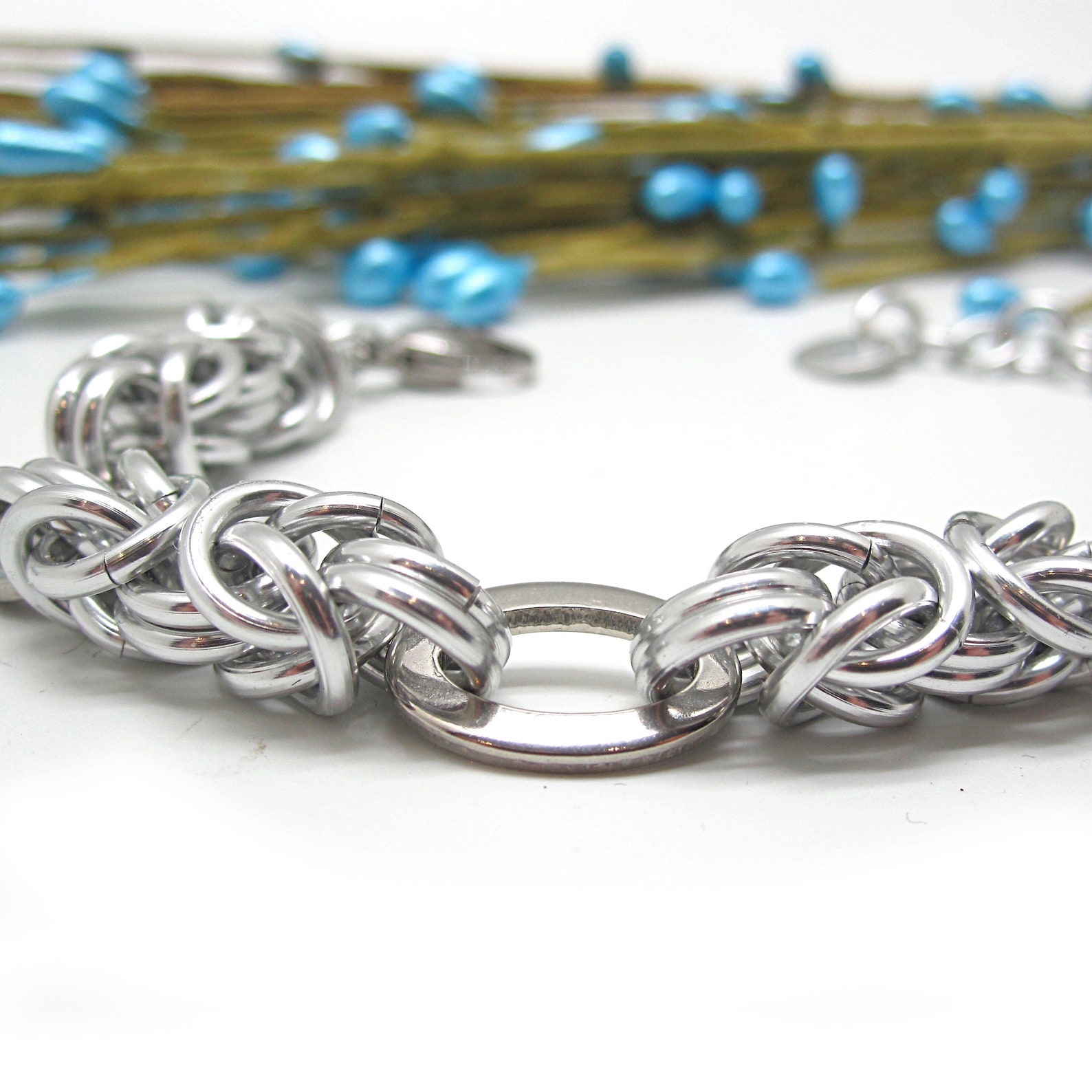 Handmade Aluminium and Stainless Steel Byzantine Chainmaille - Etsy