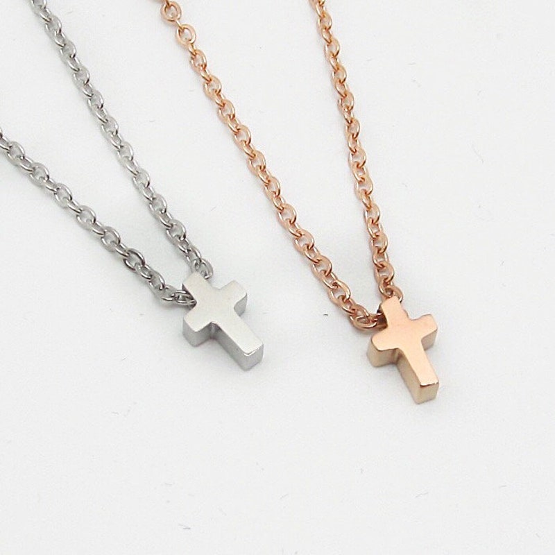 Stainless Steel Cross for Necklace - Etsy