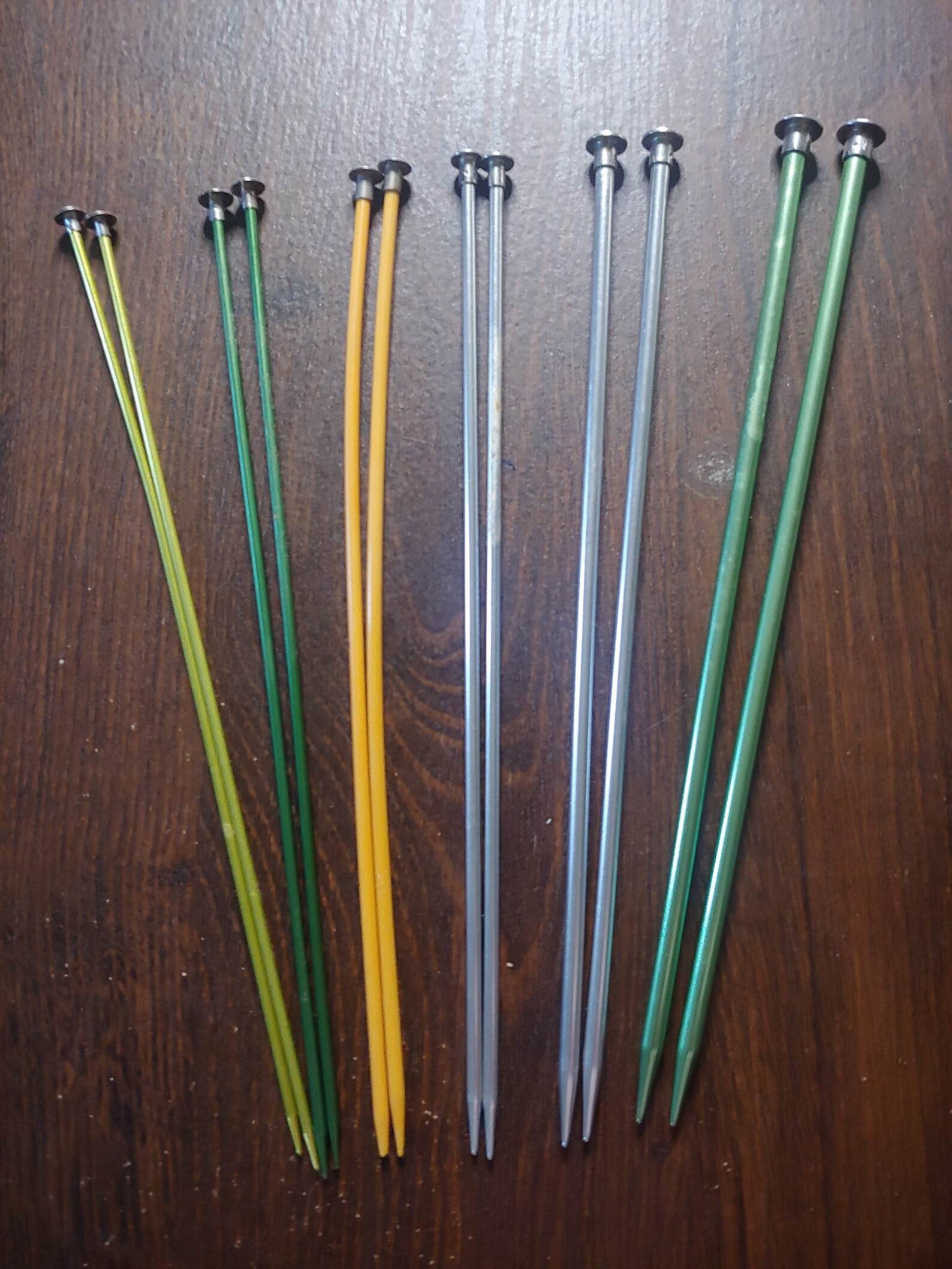 10" Vintage Knitting Needles - Straight Needles - Etsy