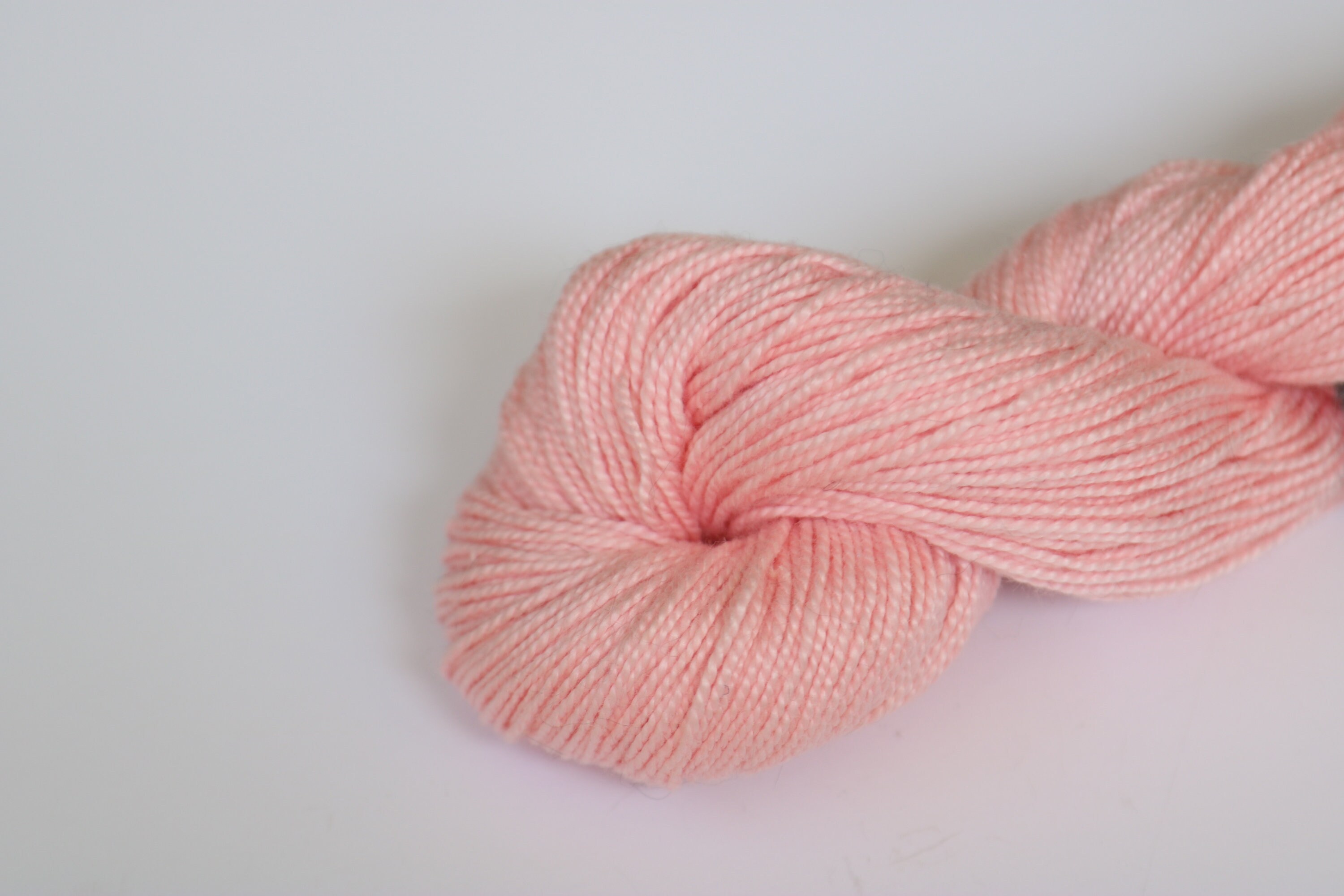 124 Yards - Pink Cotton Upcycled Yarn - Etsy