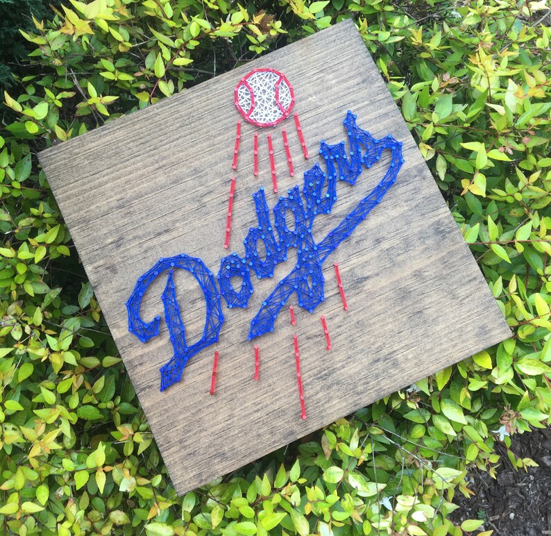Los Angeles Dodgers Baseball Sports Fan Man Cave Wall Art | Etsy