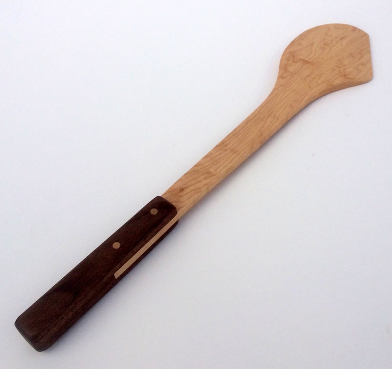 Handmade Wood Kitchen Spatula: Walnut Handle, Maple Pegs - Etsy