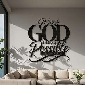 Christian Metal Wall Decor,jesus Wall Decor,metal Bible Verse,metal ...