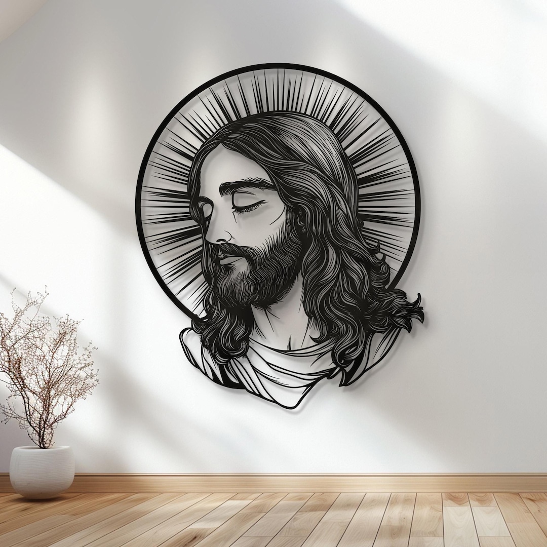 Christian Metal Wall Decor, Metal Jesus Wall Art,jesus Metal Decor ...