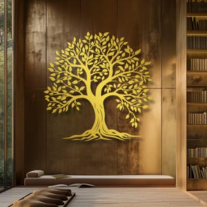 Metal Tree Wall Art, Metal Tree Wall Decor,tree Metal Art,large Tree ...