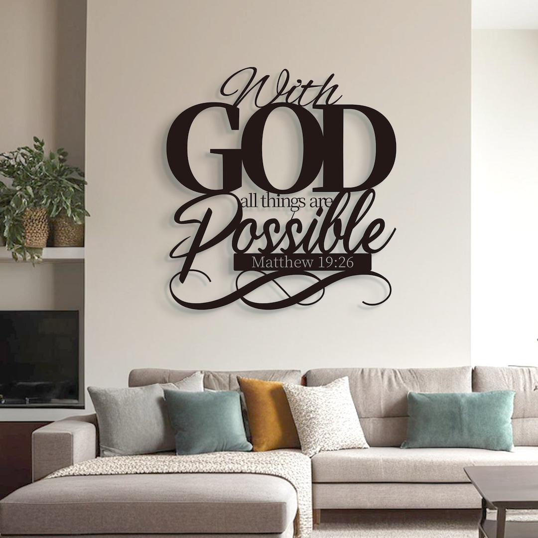 Christian Metal Wall Decor,jesus Wall Decor,metal Bible Verse,metal ...