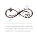 Metal Infinity Love Wall Decor, Anniversary Gift - Etsy