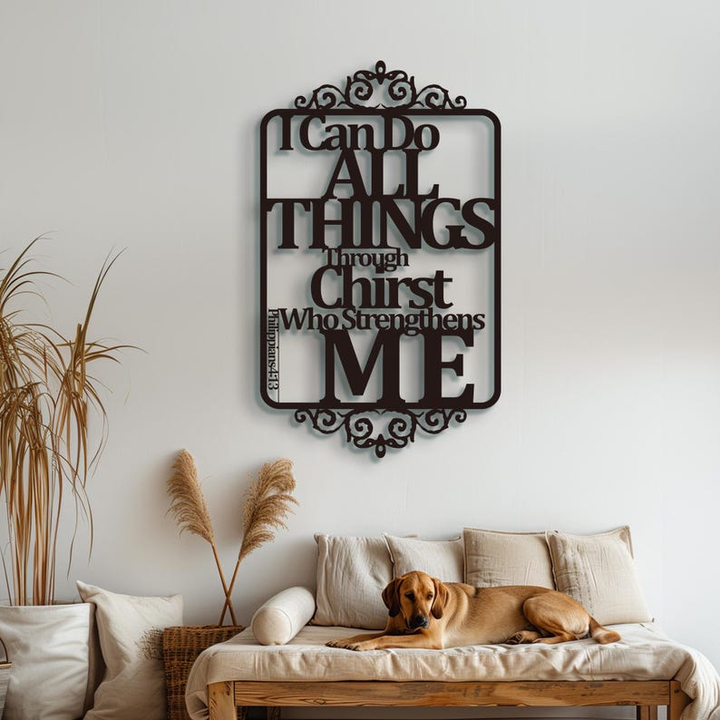 Christian Metal Wall Decor,jesus Wall Decor,metal Bible Verse,metal ...