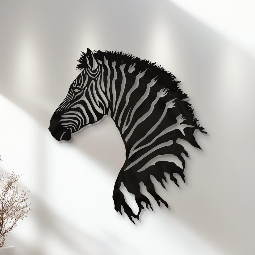 Metal Zebra Decor,zebra Metal Wall Decor,zebra Metal Art, Metal Zebra ...