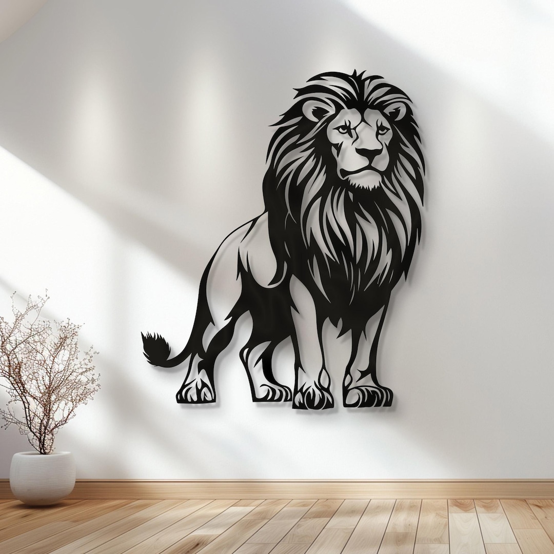 Metal Lion Decor,lion Metal Wall Decor,lion Metal Art, Metal Lion Wall ...
