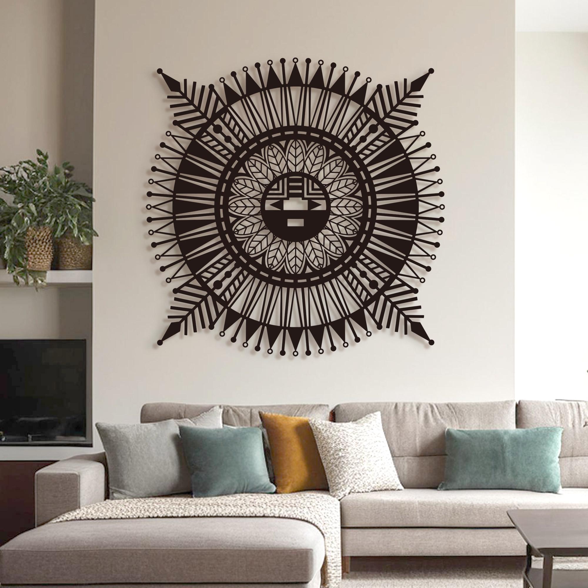Metal Navajo Yeil Deity Wall Ornament for Bed - Side, Outdoor & Room ...