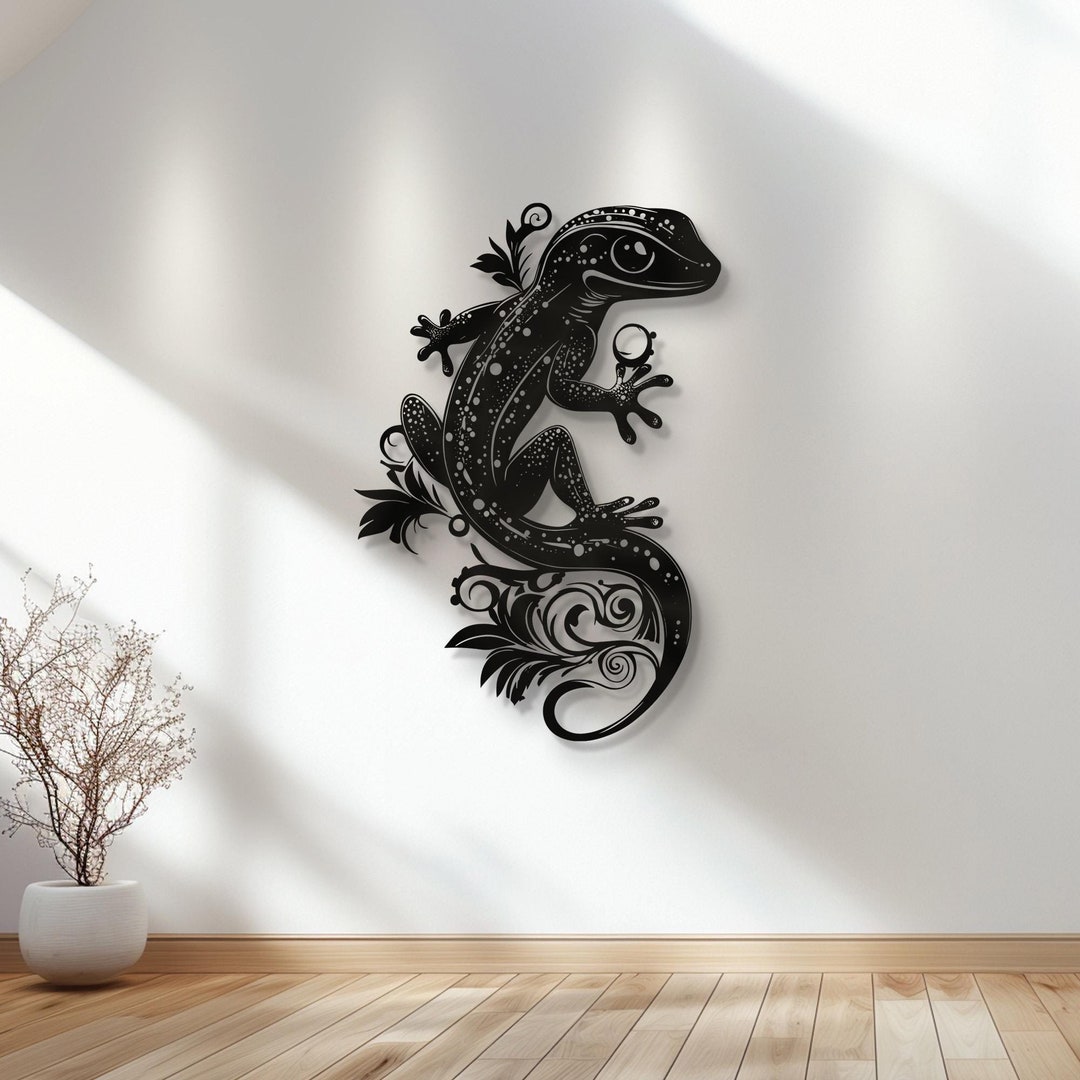 Metal Gecko Decor,gecko Metal Wall Decor,gecko Metal Art, Metal Gecko ...