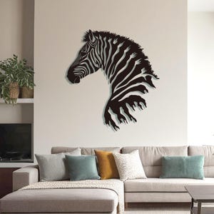 Metal Zebra Decor,zebra Metal Wall Decor,zebra Metal Art, Metal Zebra ...