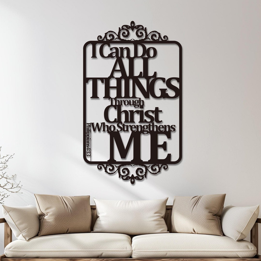 Christian Metal Wall Decor,jesus Wall Decor,metal Bible Verse,metal ...