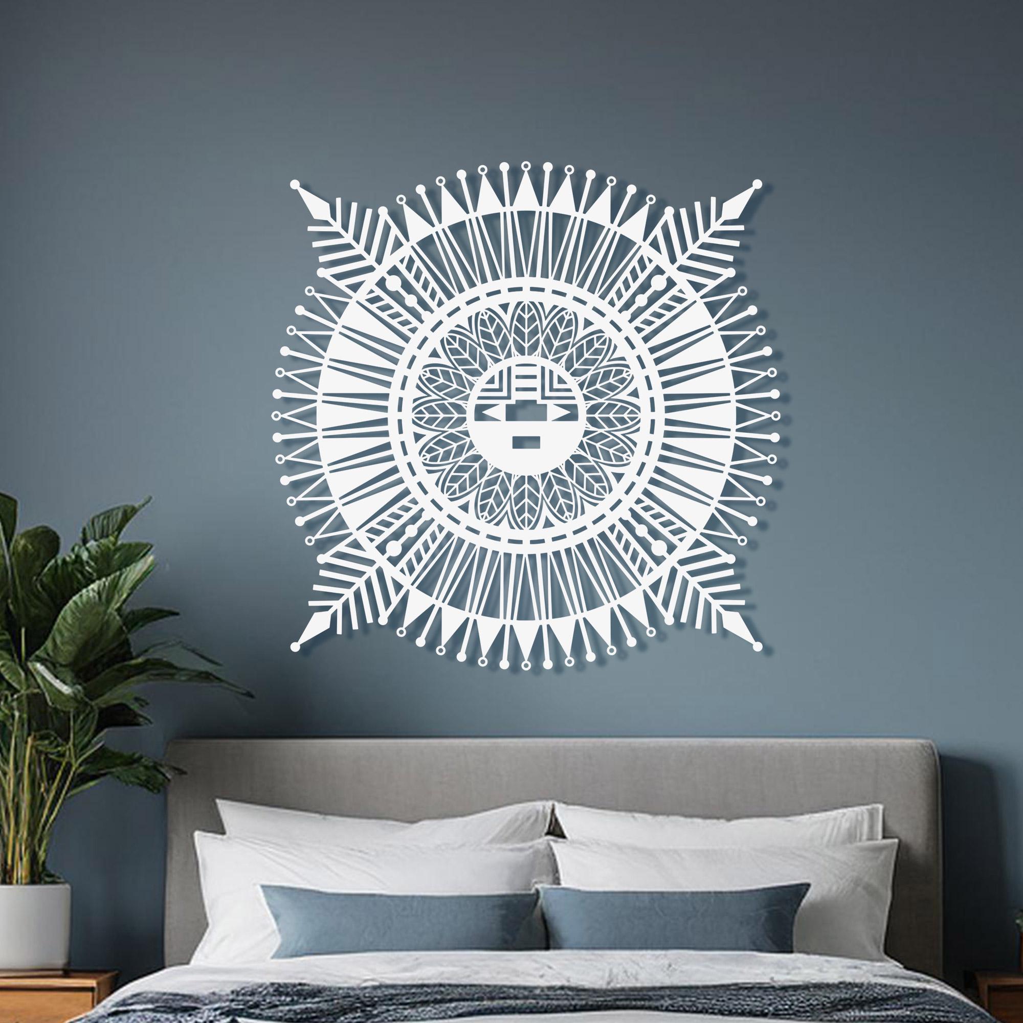 Metal Navajo Yeil Deity Wall Ornament for Bed - Side, Outdoor & Room ...