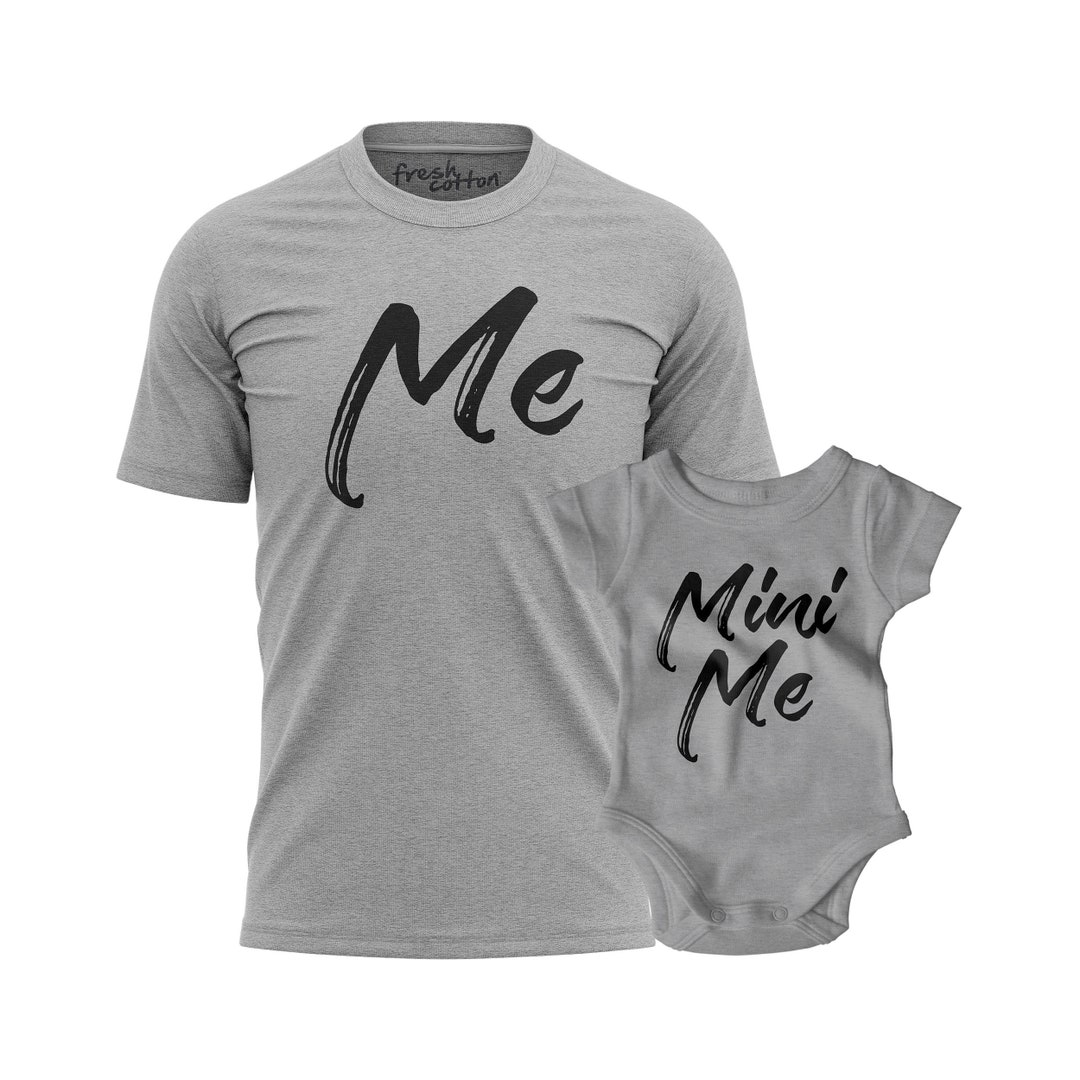 Me and Mini Me Shirt and Romper Set for Mothers Fathers Sons and ...