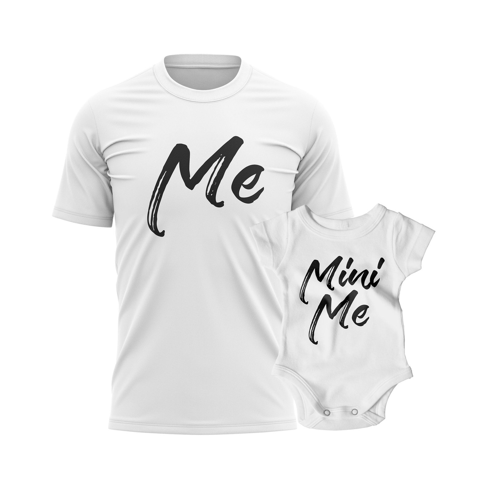 Me and Mini Me Shirt and Romper Set for Mothers Fathers Sons and ...