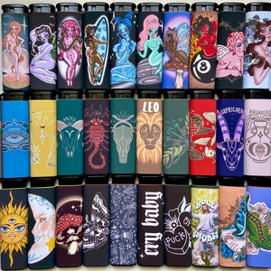 LIMITED You Choose Over 20 Designs Handmade Art Lighters Custom Art ...