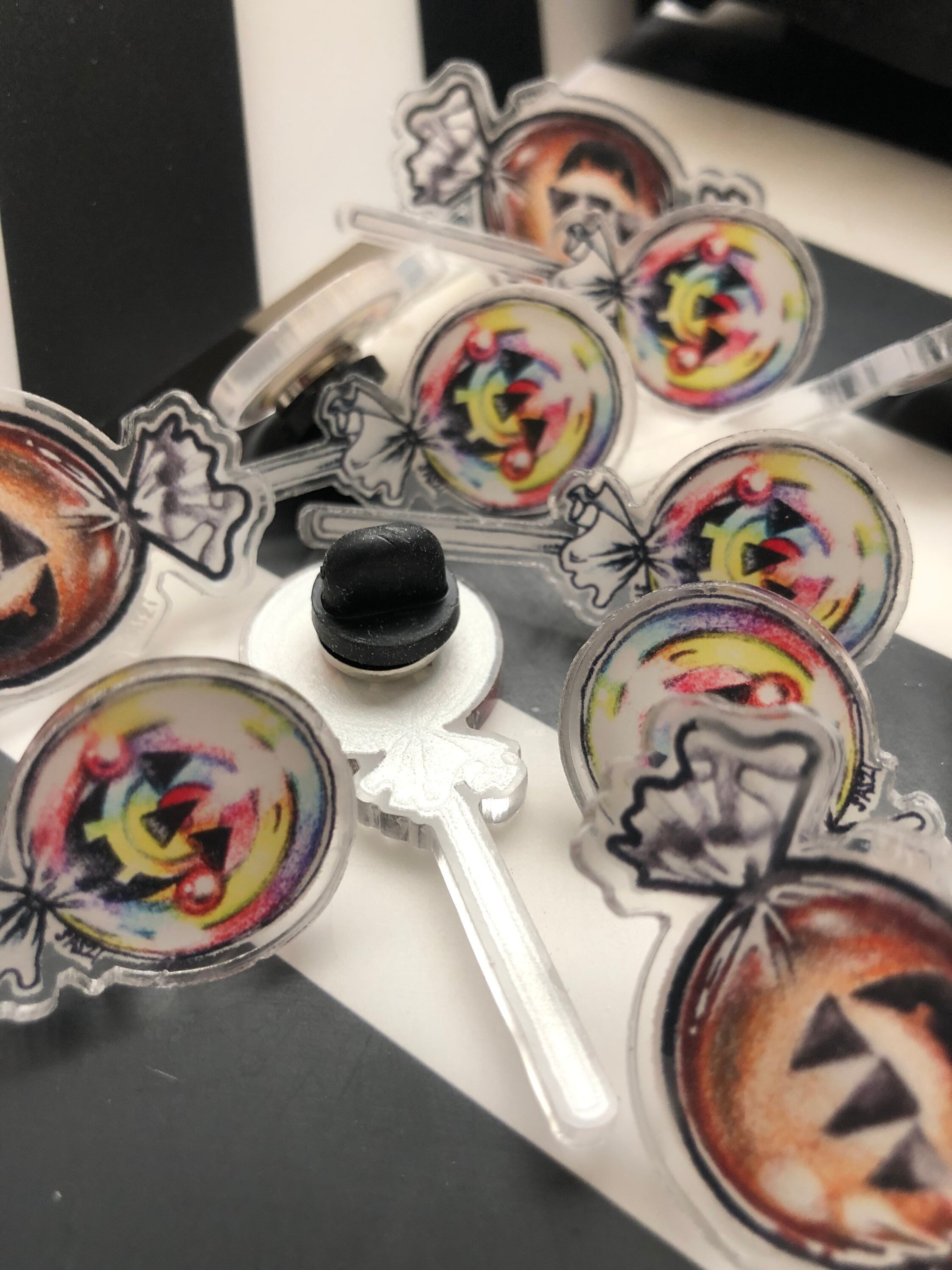 Acrylic Halloween Candy Pins - Etsy
