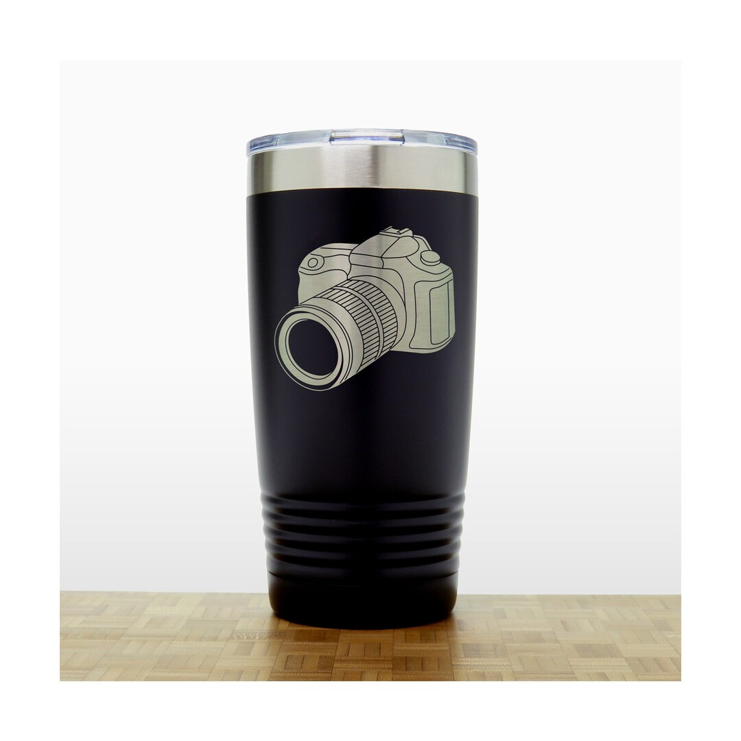 Camera Personalized 20 Oz Insulated Stainless Steel Tumbler - Quality ...