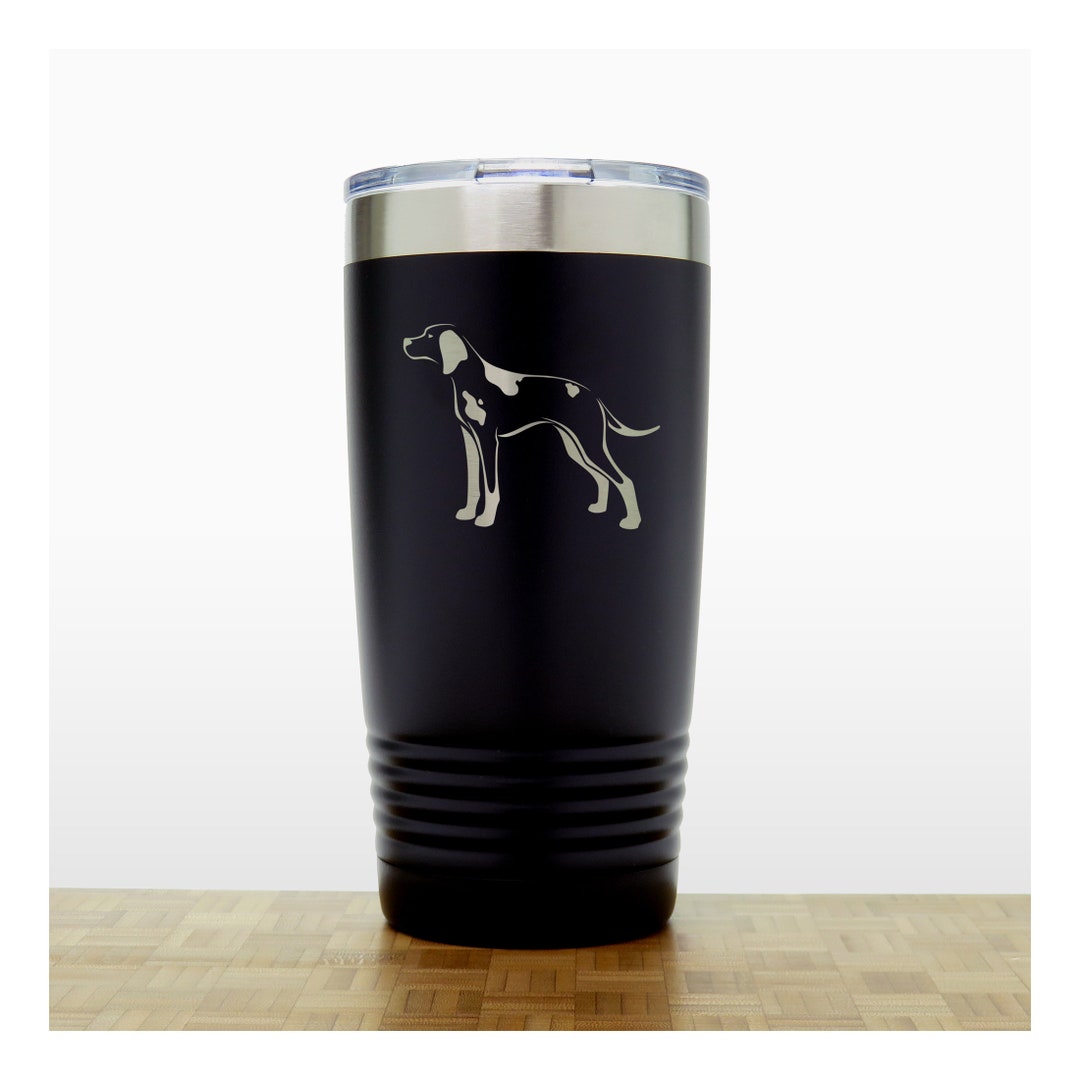 English Pointer Engraved Personalized 20oz Insulated Travel Mug ...