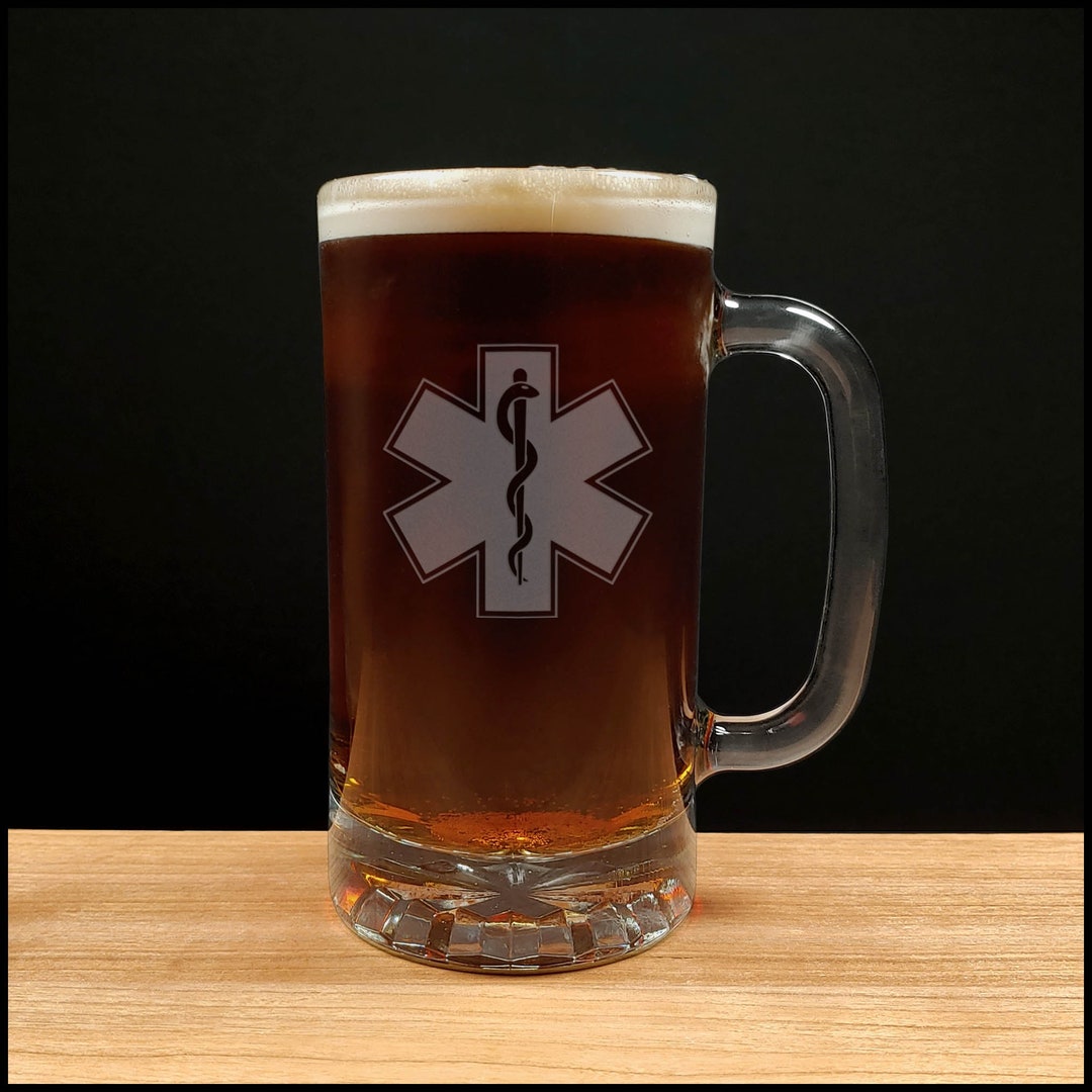 EMS: Emergency Medical Services Beer Mug - Free Personalization ...