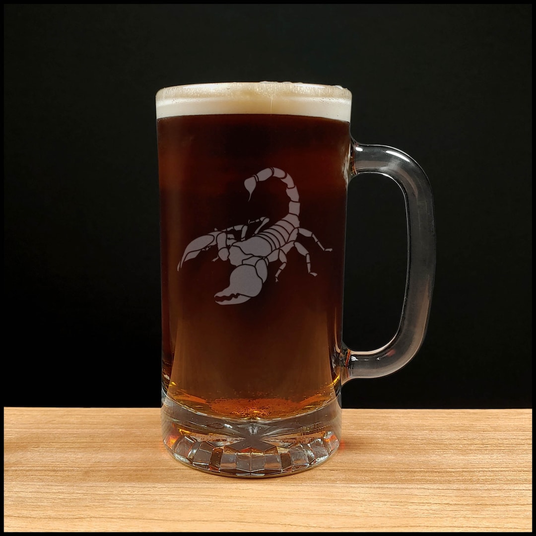 Scorpion Beer Mug - Free Personalization - Personalized Gift - Etsy