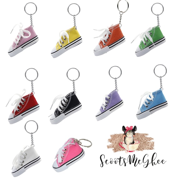 Shoe Mini Keychain Shoe Keychain Custom Keychain Keychain | Etsy