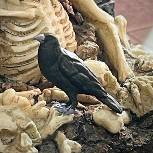 Miniature Crow - Etsy