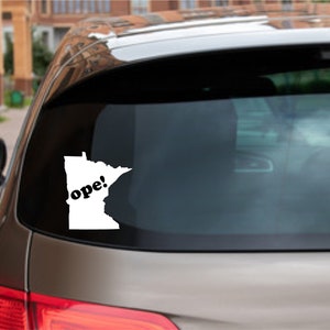MN Ope Vinyl Sticker - Ope! - Ope Sticker - Minnesota Sticker ...