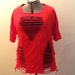 Red V Shape Cut up Shirts - Etsy
