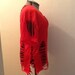 Red V Shape Cut up Shirts - Etsy