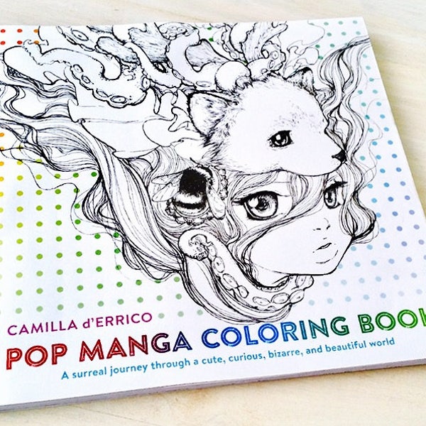 Pop Manga Coloring Pages - Etsy