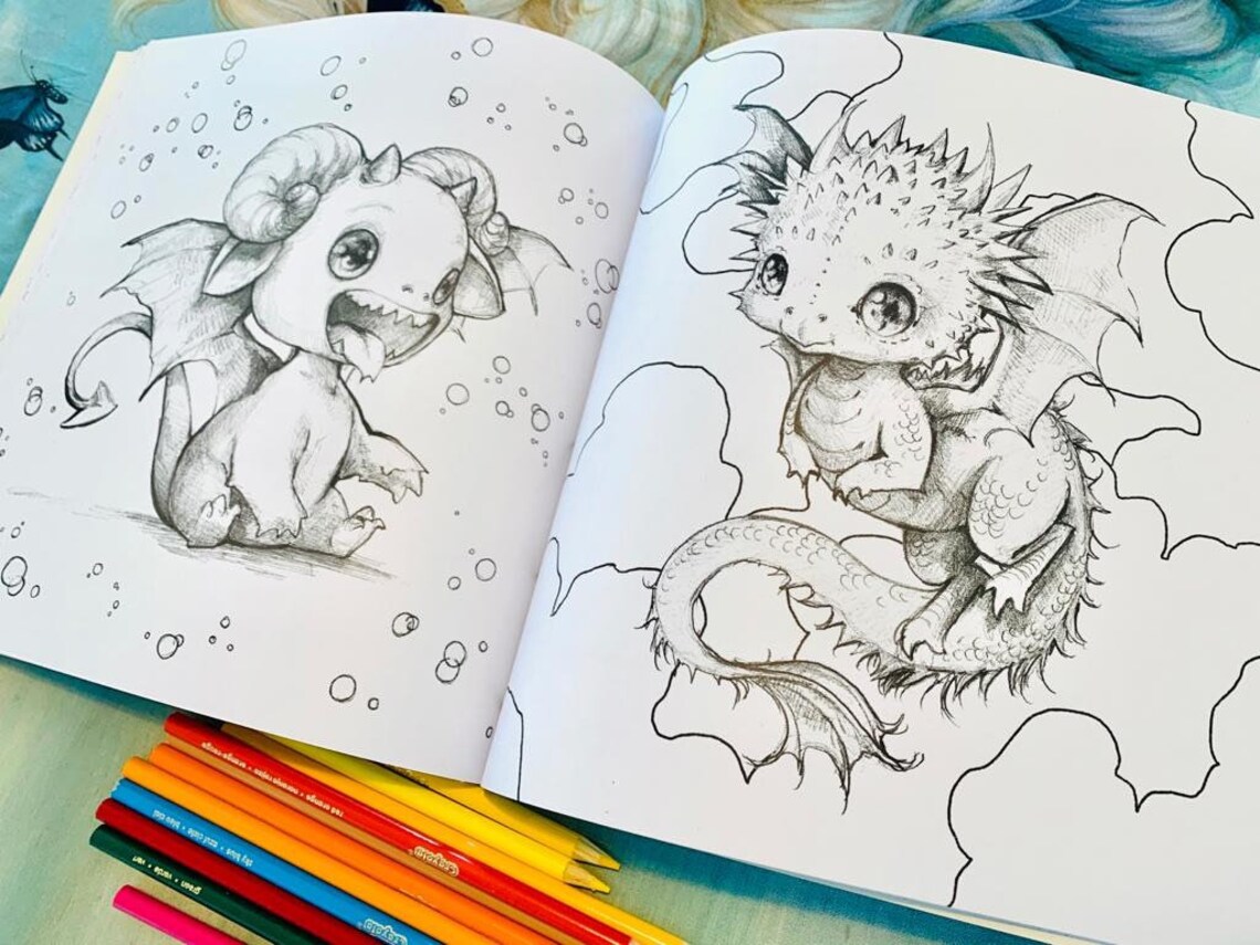 Pop Manga Cute and Creepy Coloring Book RESTOCKED - Etsy Canada
