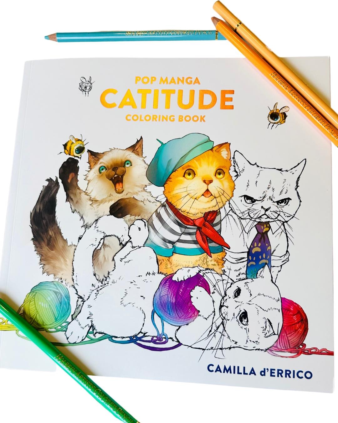 Pop Manga Catitude Coloring Book - Etsy