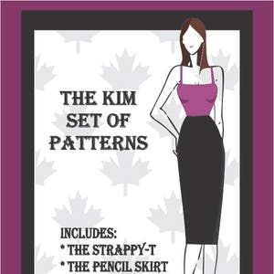 Kim Set of Sewing Patterns - Etsy