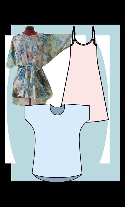 Sewing Pattern: Mini Length 2 Dress Pattern Combo - Etsy