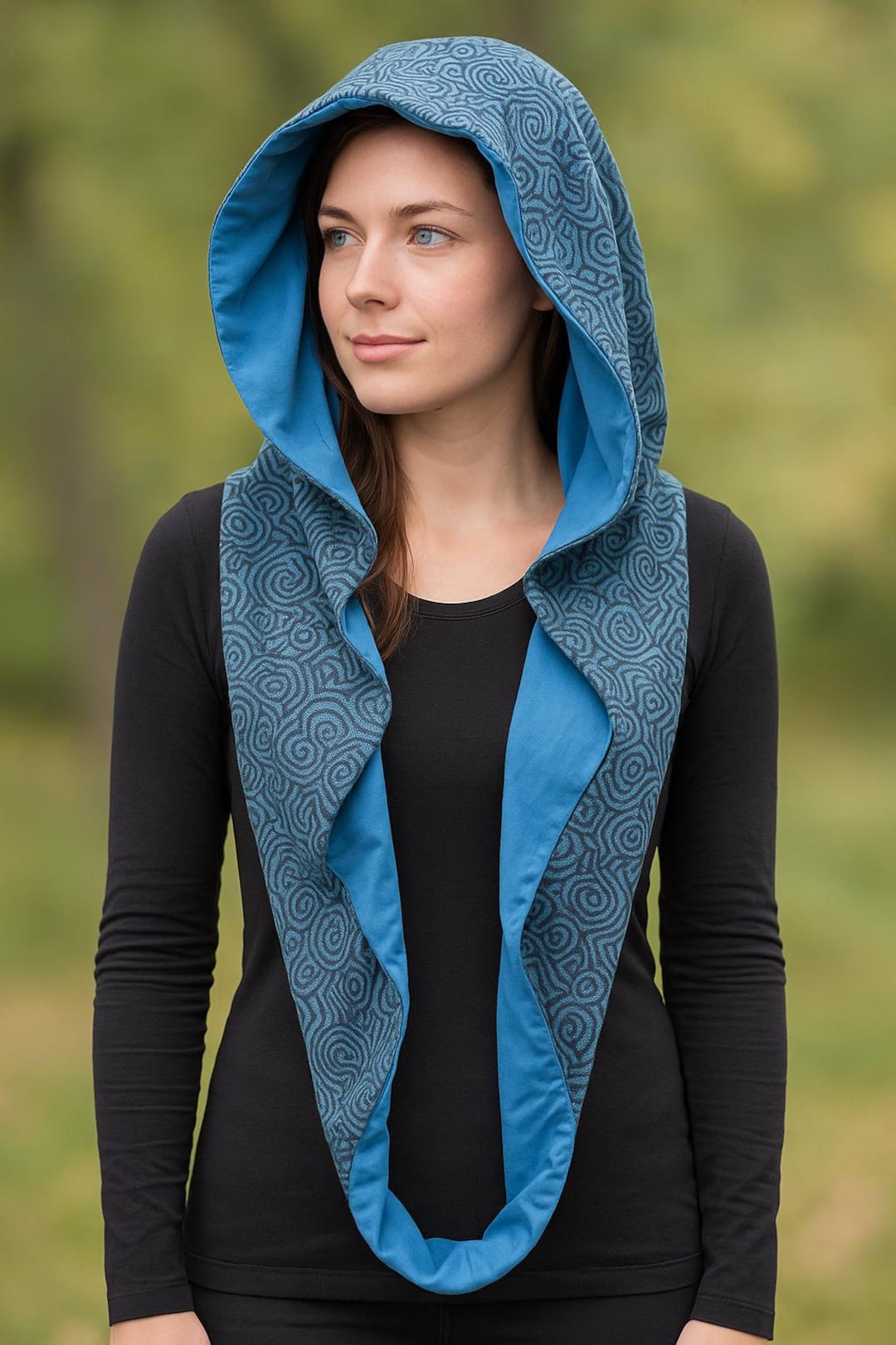 Hooded Scarf - PDF Sewing Pattern - Etsy