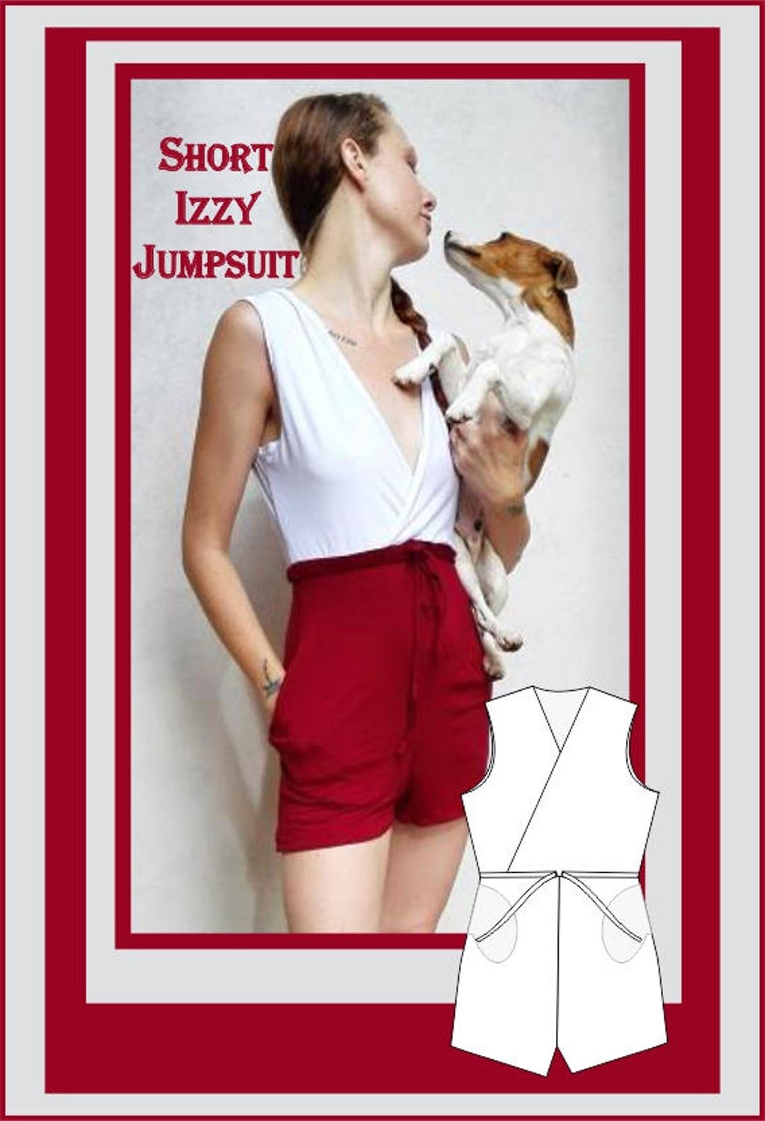 Sewing Pattern: Izzy Short Romper - Etsy