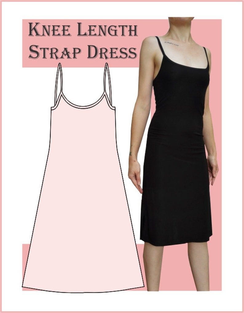 Sewing Pattern: Strap Dress 2 Pattern Pack - Etsy