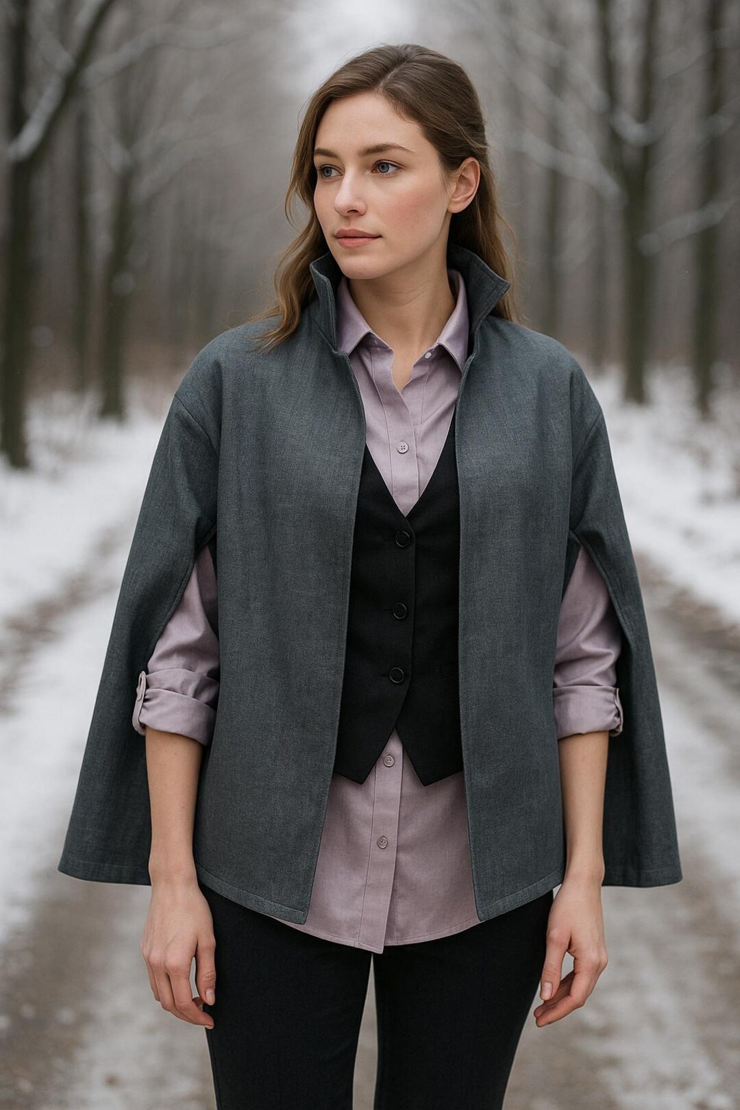 Fiona Ladies Cape - PDF Sewing Pattern - Sizes Xsmall to Xxxlarge - Etsy