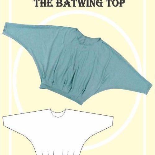 Batwing Knit Top Sewing Pattern Pdf /PDF Sewing Patterns for - Etsy