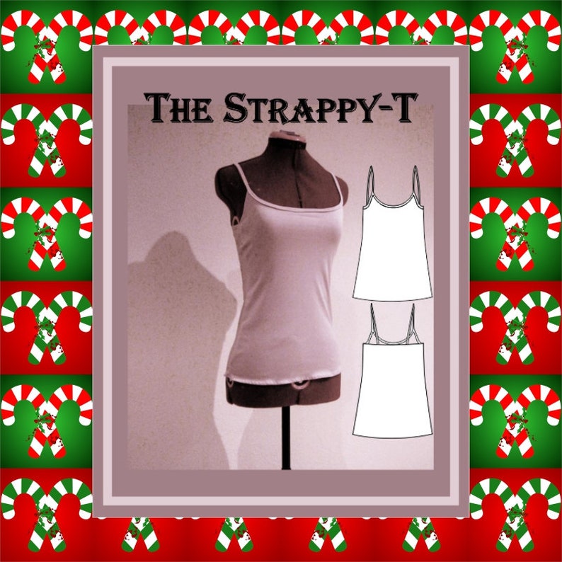 Sewing Pattern: the Strappy T | Etsy