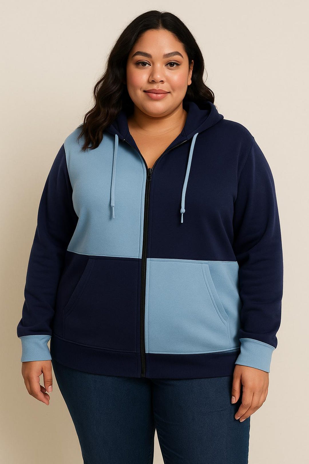 Colour Block Hoodie - PDF Sewing Pattern - Sizes Xsmall to Xxxlarge - Etsy